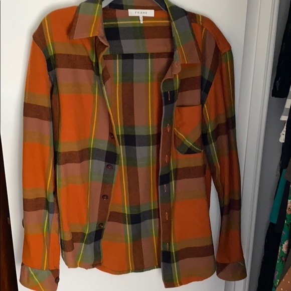 Frame Denim | Tops | Frame Flannel Shirt | Poshmark